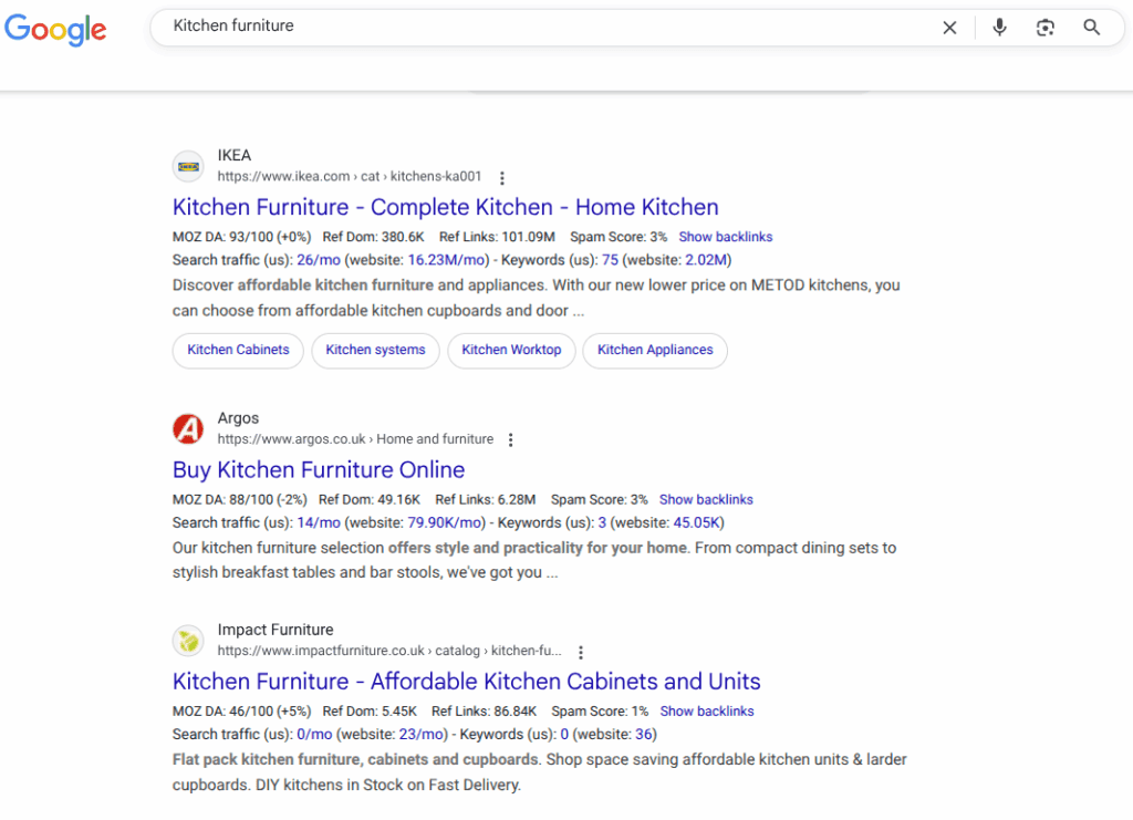 100+ keywords for furniture brands (+ content ideas) | Embryo